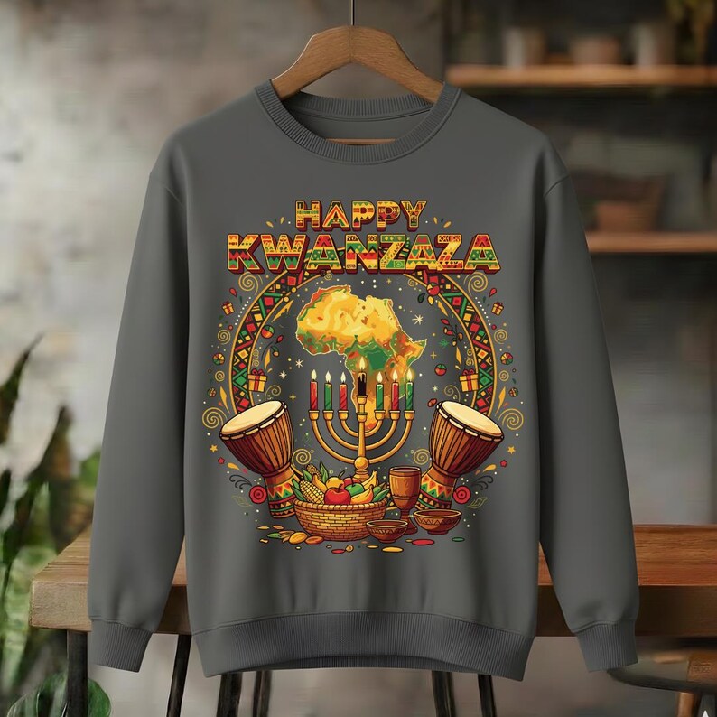 Happy Kwanzaa PNG | Kwanzaa Celebration Design | African Heritage ...