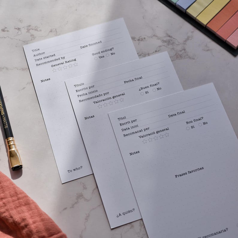 Veggie Bookmark Reading Chart: Choose Your Favorite, Modern Botanical ...
