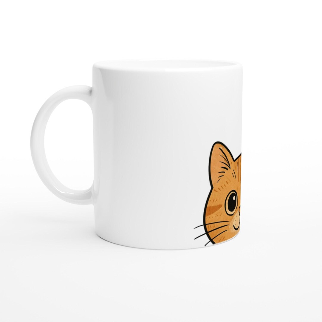 Curious Cat Mug A Purr-fect Way to Start Your Day - Etsy