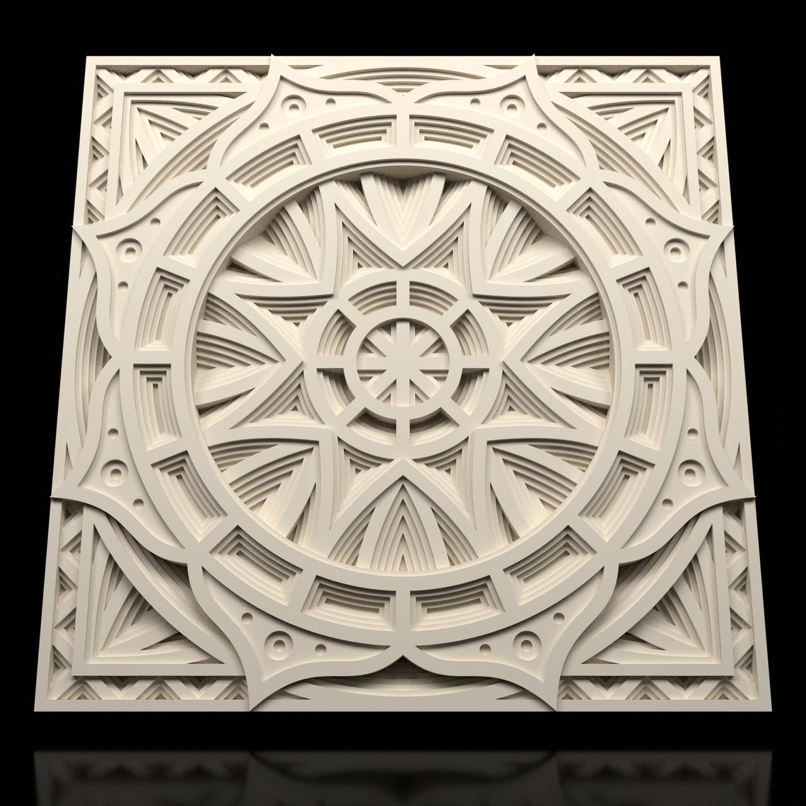 Bundle 3D Wall Panels STL Files for CNC Router and 3D Printing, CNC ...