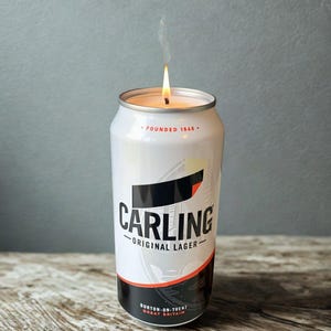 Carling Beer Can Candle | Eco-friendly Scented Soy Wax | Unique ...