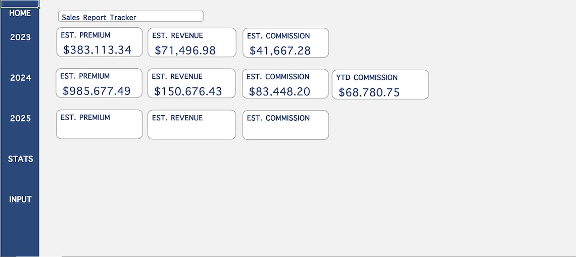 Insurance Sales Tracker – Excel Spreadsheet, Commission & Policy ...