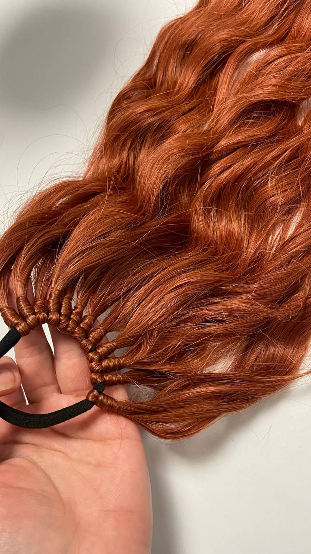Copper Red Braided Ponytail Extension: Viking Boho Hairpiece With ...