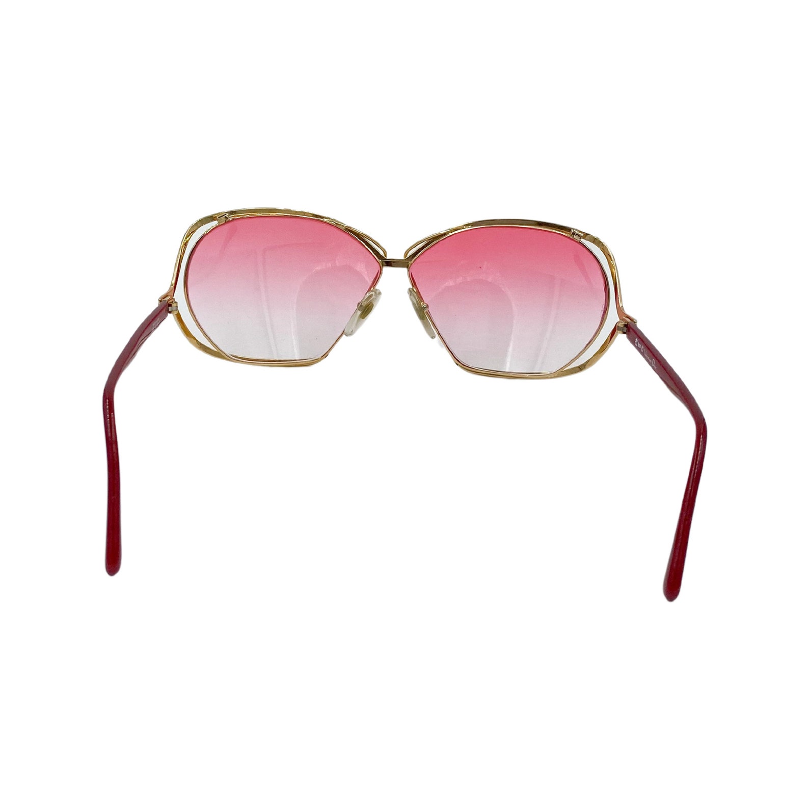 Rare Y2k Christian Dior Sunglasses Eyewear Gold Metal Wrap Etsy