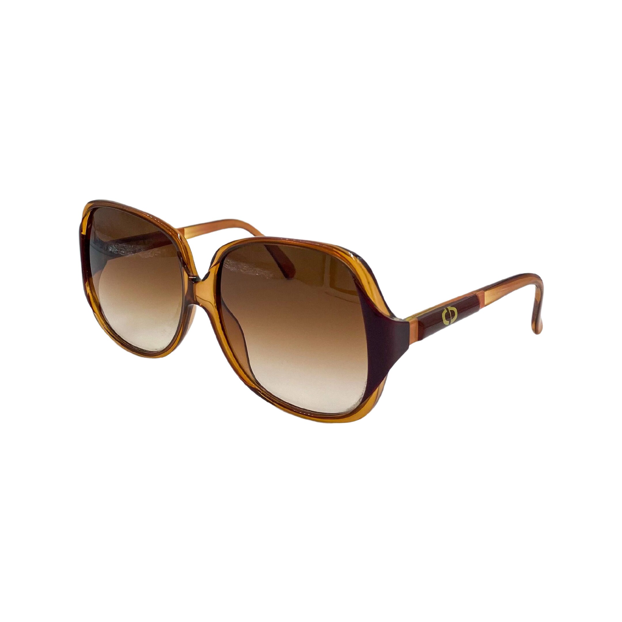 Rare Oversized 80's Christian Dior Optyl Plastic Sunglasses Eyewear ...