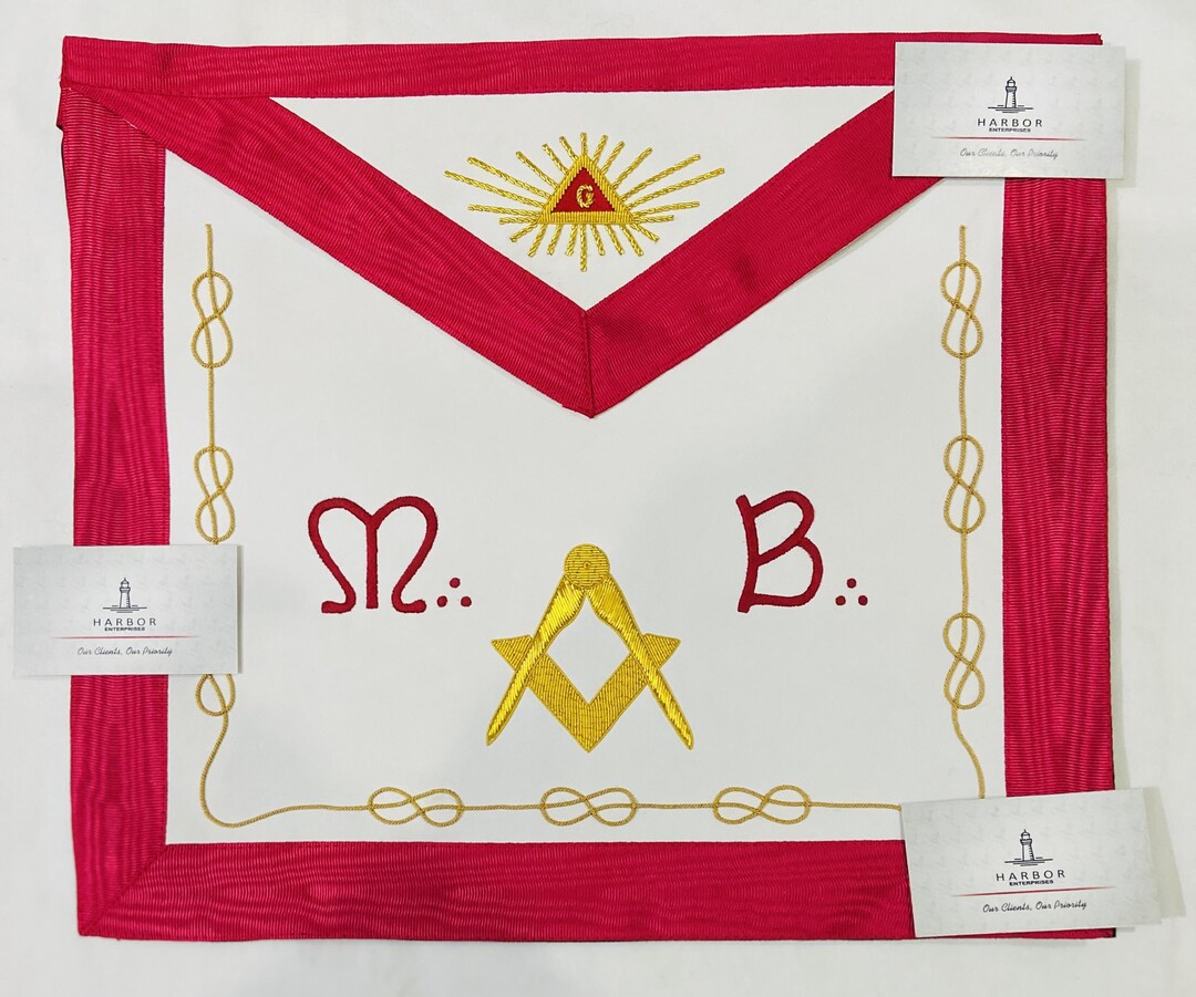 Masonic Apron Scottish Rite AASR Honor Master Leather Apron Imitation ...