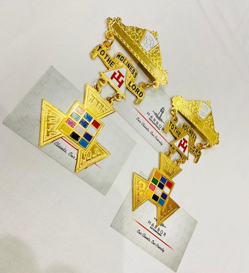 Masonic Past High Priest Royal Arch Chapter Breast Jewel–triple Tau ...