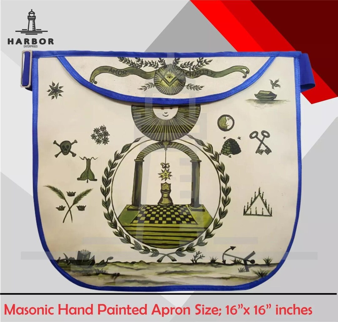 Masonic Apron Hand-painted Apron-history Edition, of Meriwether Lewis ...
