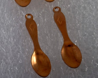 Copper serving spoon | Etsy