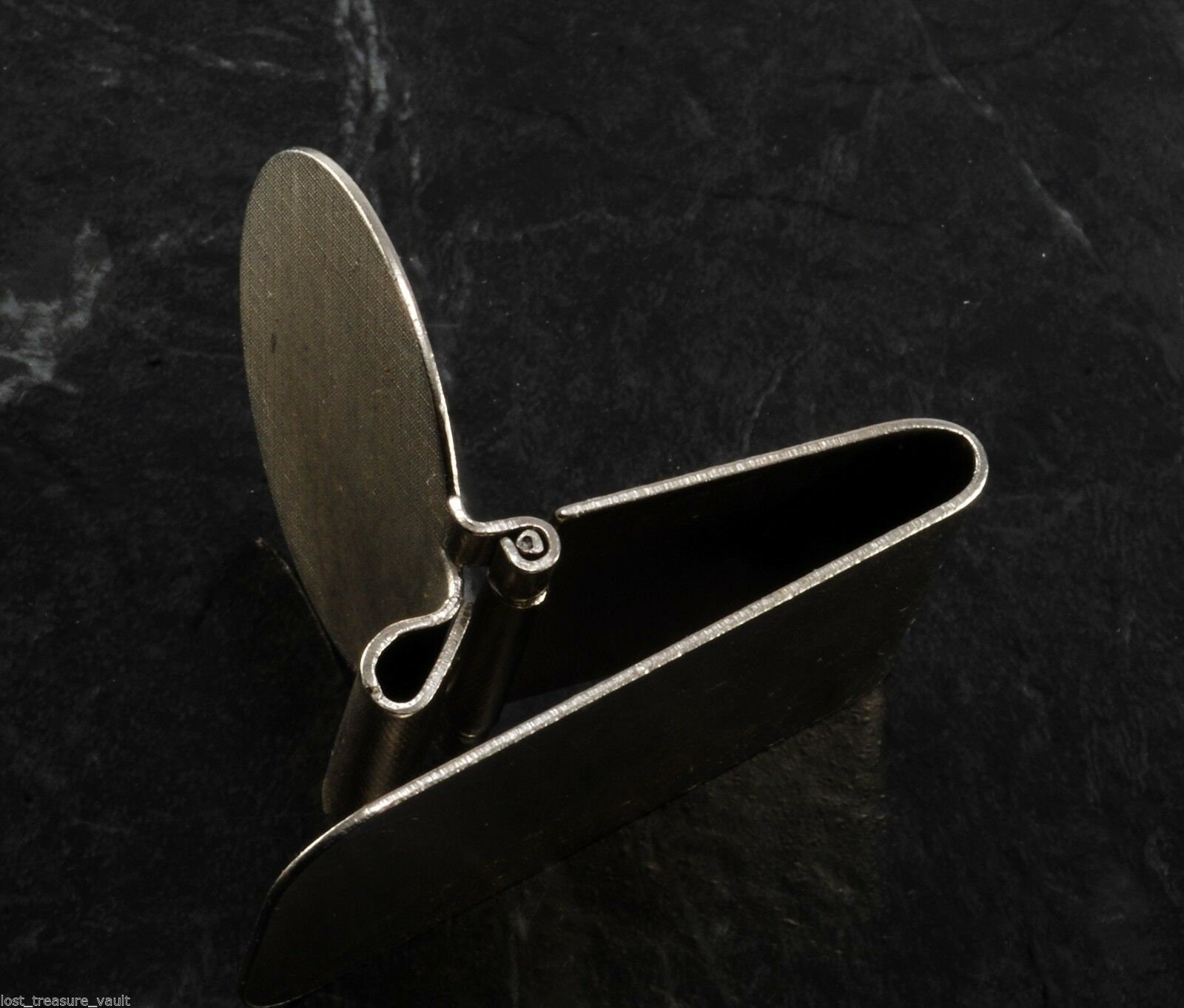 Vintage Money Clip Silver Steel Metal Hinged Clasp Mens Jewelry - Etsy