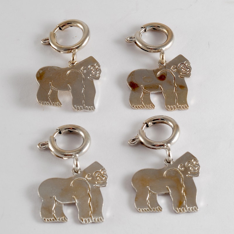 Gorilla Keychain - Etsy