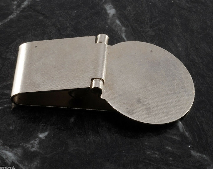 Engraved Money Clip Custom Engraved Personalized Round Hinged Money ...