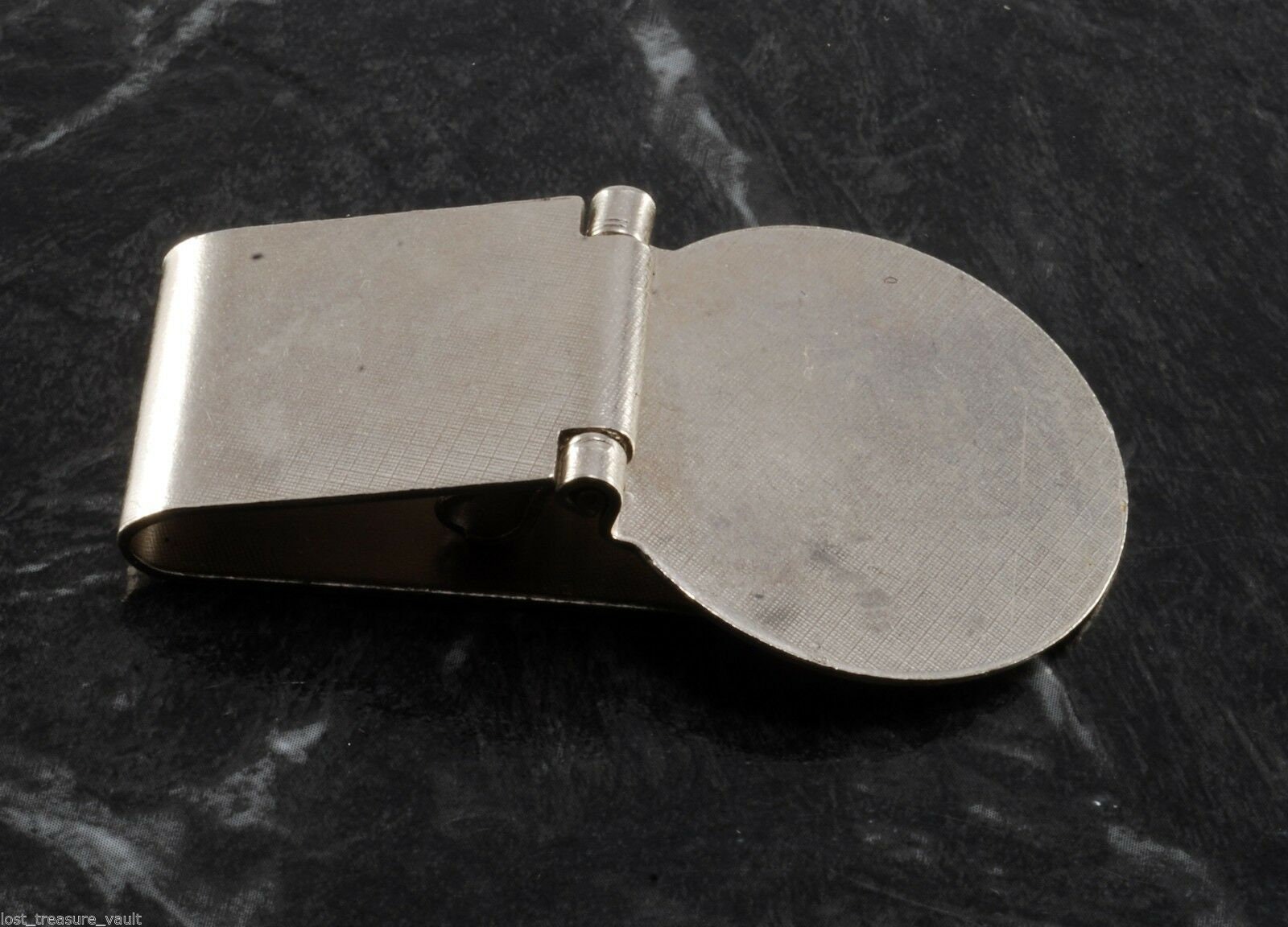 Vintage Money Clip Silver Steel Metal Hinged Clasp Mens Jewelry - Etsy