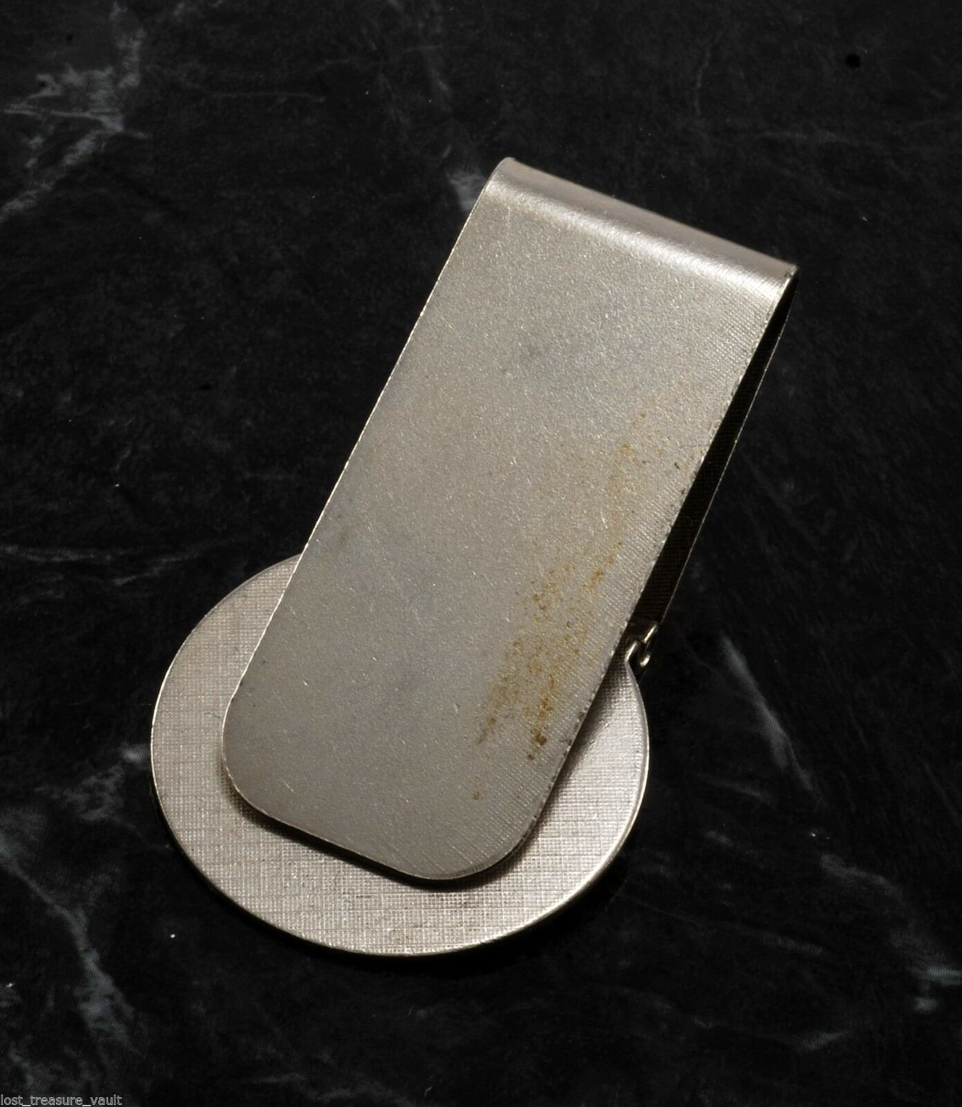 Vintage Money Clip Silver Steel Metal Hinged Clasp Mens Jewelry - Etsy