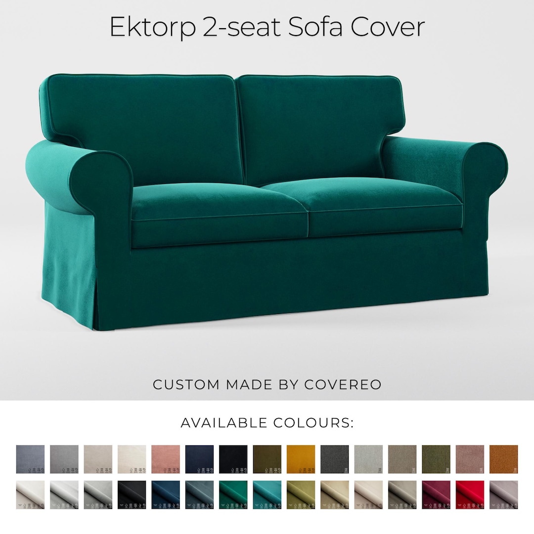 Ektorp 2-seat Sofa Cover, IKEA Ektorp Two Seat Sofa Slipcover, Ektorp ...
