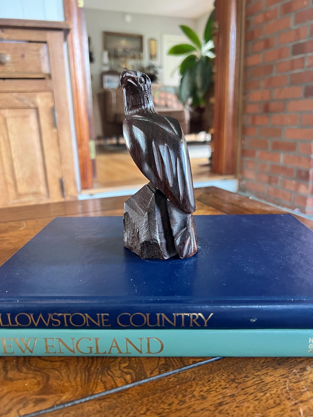 Ironwood Carved Falcon/bird of Prey Figurine - Etsy