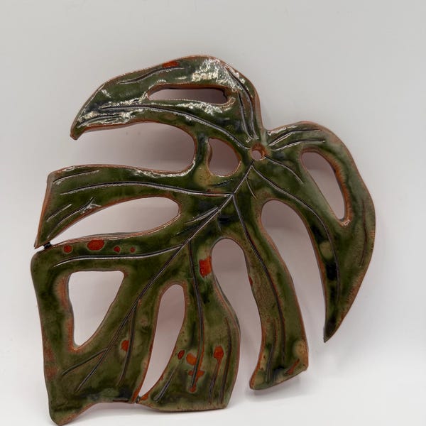 Leaf Pottery Wall Art - Etsy