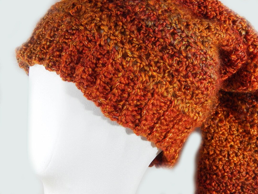 Fuzzy Long Winter Hat - Etsy