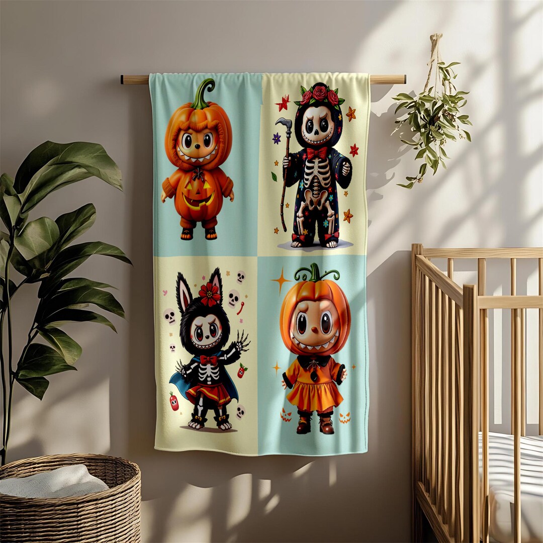 Labubu Blanket Personalized Labubu Blanket Personalized Blanket With ...