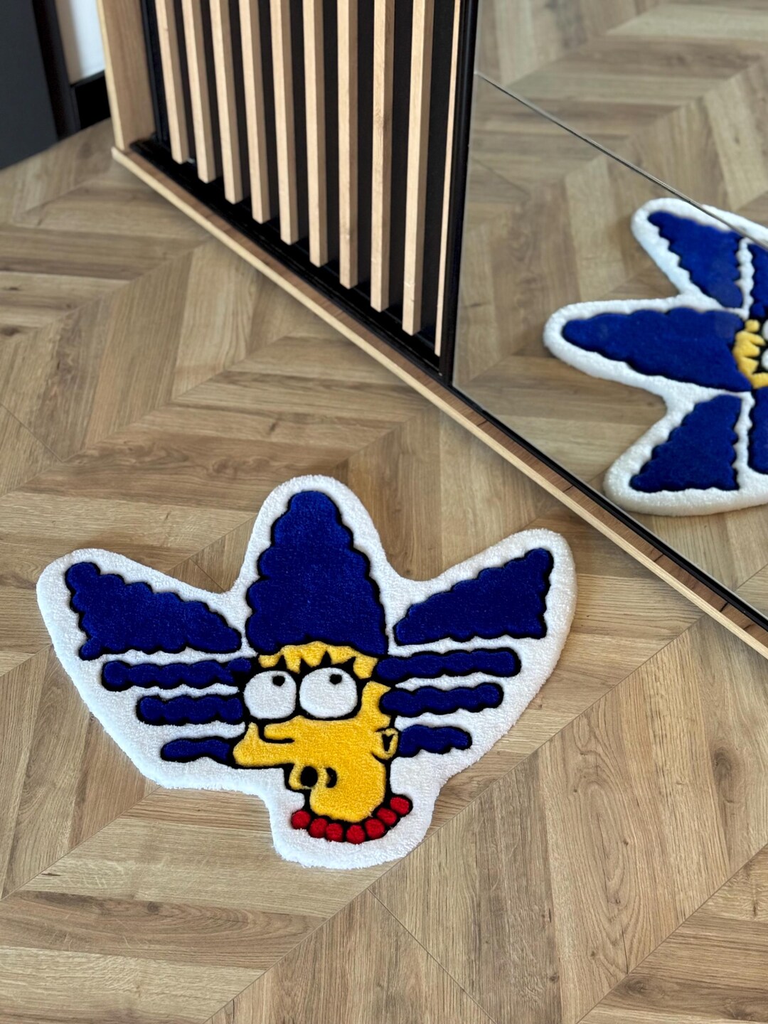 Marge Simpson × Adidas Handmade Rug | Tufting Rug - Etsy