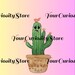 Cactus Sticker Set – Aesthetic Plant Digital Stickers for Planners ...
