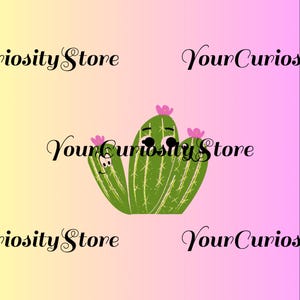 Cactus Sticker Set – Aesthetic Plant Digital Stickers for Planners ...