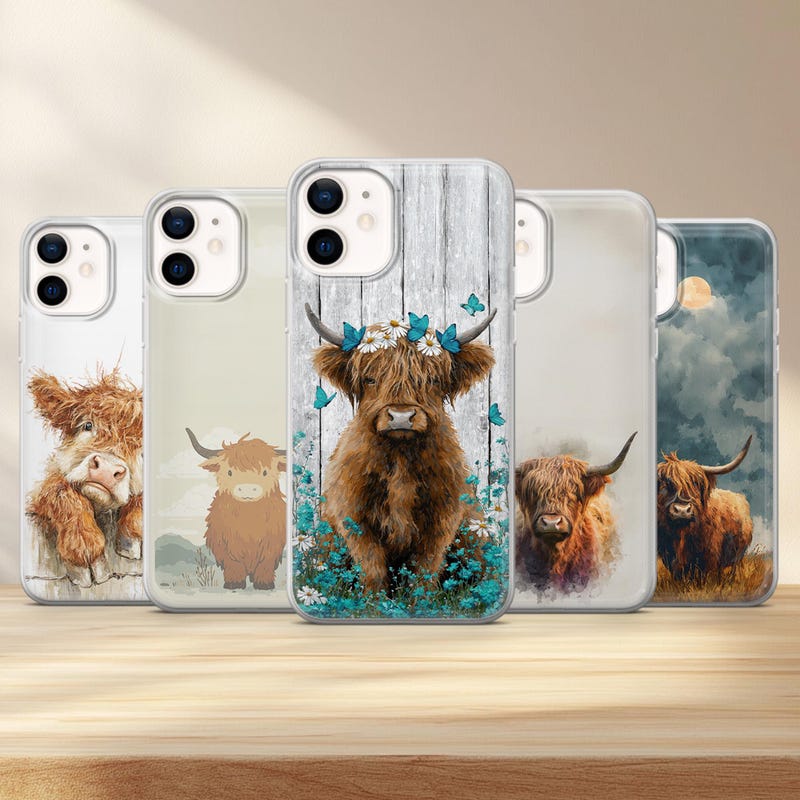 Highland Cow Case Pixel 9 - Etsy