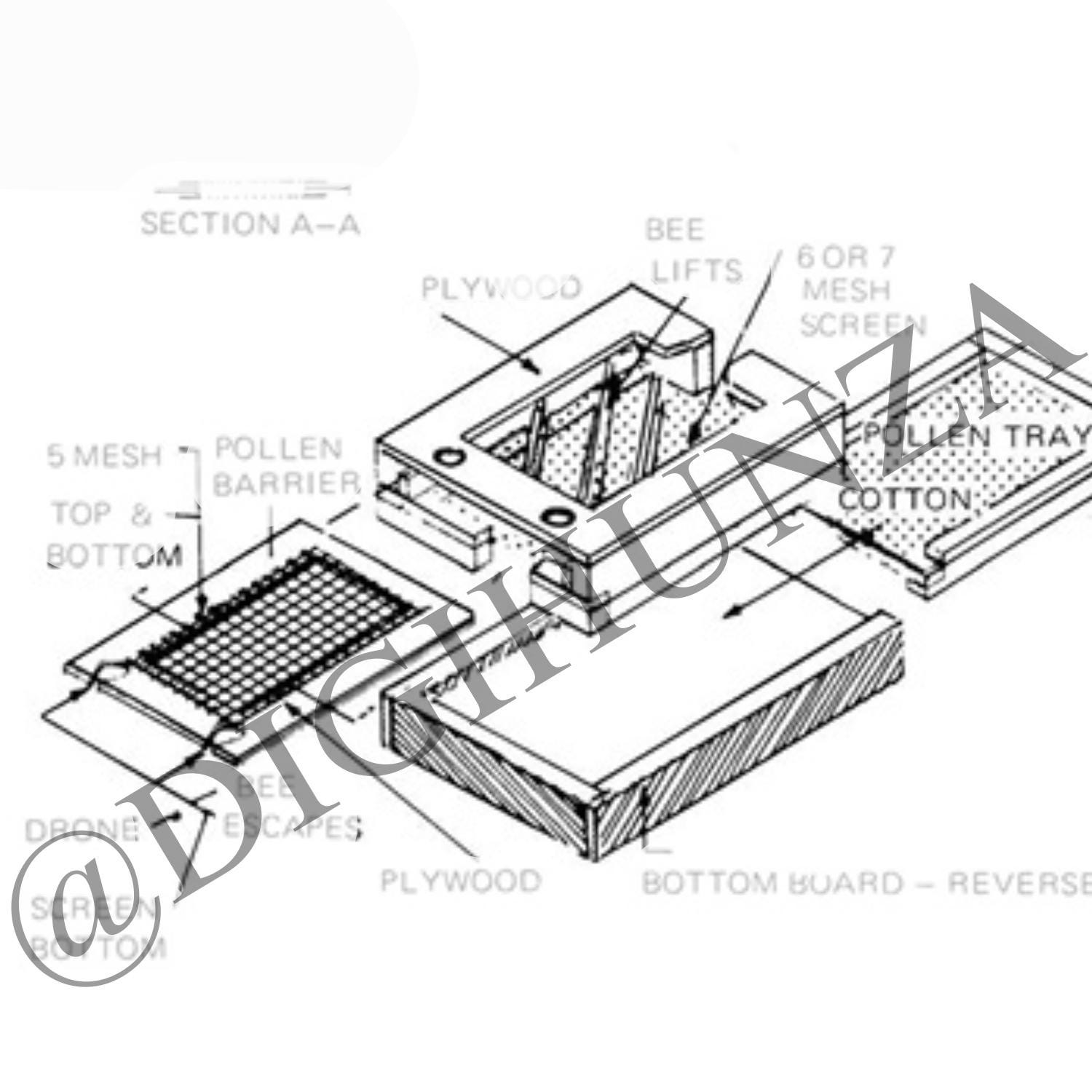 DIY Honey Beehive Plan: Langstroth & Flow Hive Compatible (PDF Guide ...