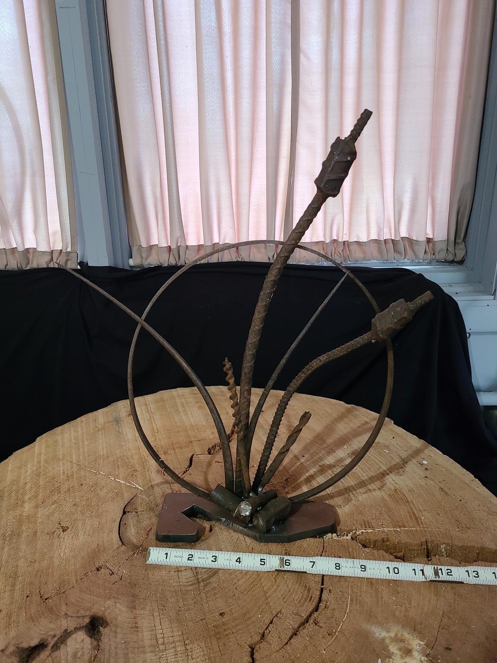 Cattail Grassy Meadow Field Outdoor Rustic Yard Garden Art Reclaimed ...