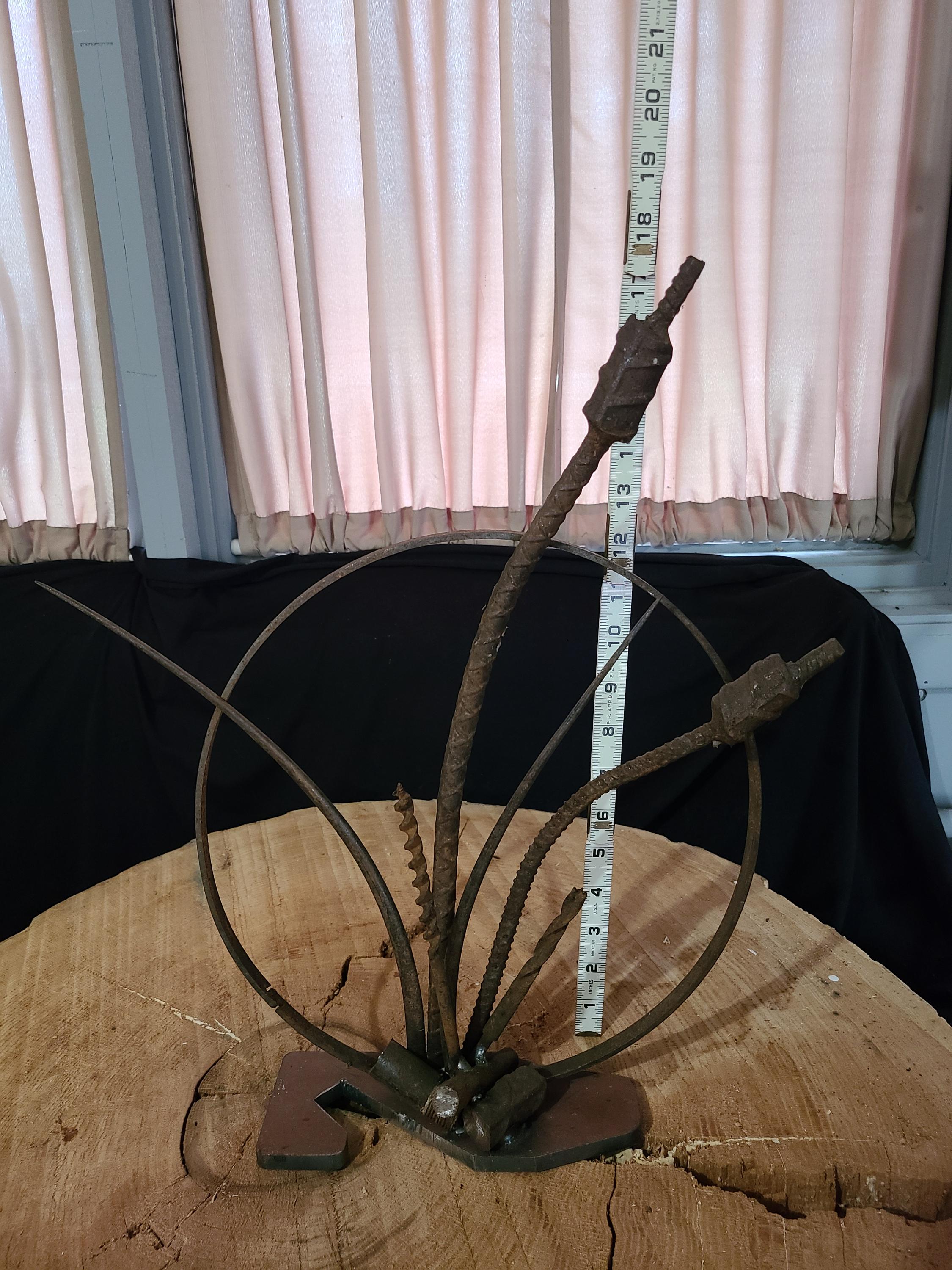 Cattail Grassy Meadow Field Outdoor Rustic Yard Garden Art Reclaimed ...