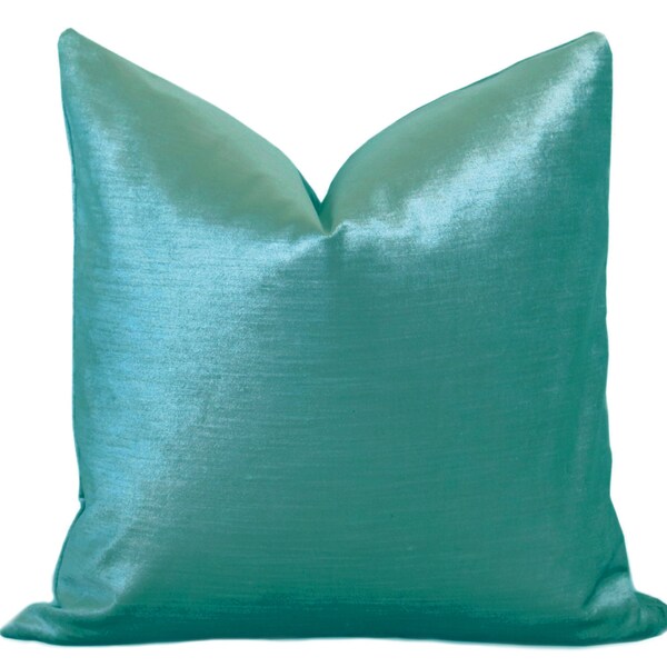 Turquoise Pillow - Etsy