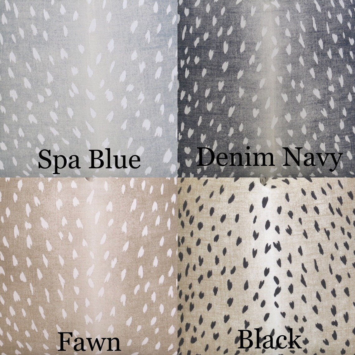 Antelope Pillow Cover Black Fawn Pillow Deer Pillow - Etsy