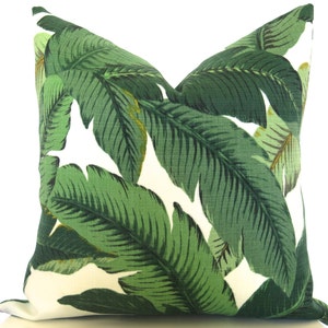 Palm Leaf Pillow - Etsy