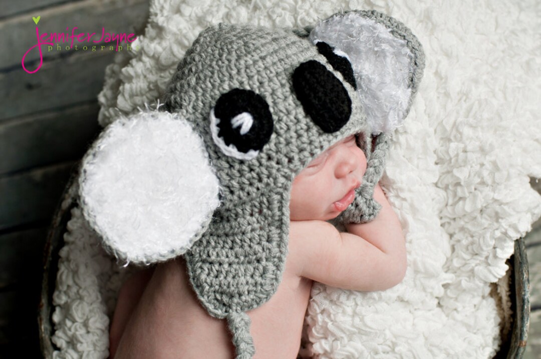 Instant Download PDF Crochet Pattern Koala Hat - Sizes Newborn-1year ...
