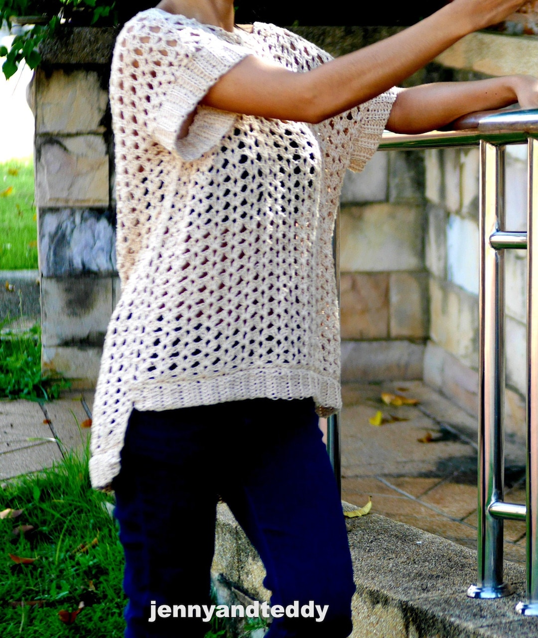 Easy Crochet Summer Tunic Pdf Pattern With Video Tutorial, Tunic Top ...