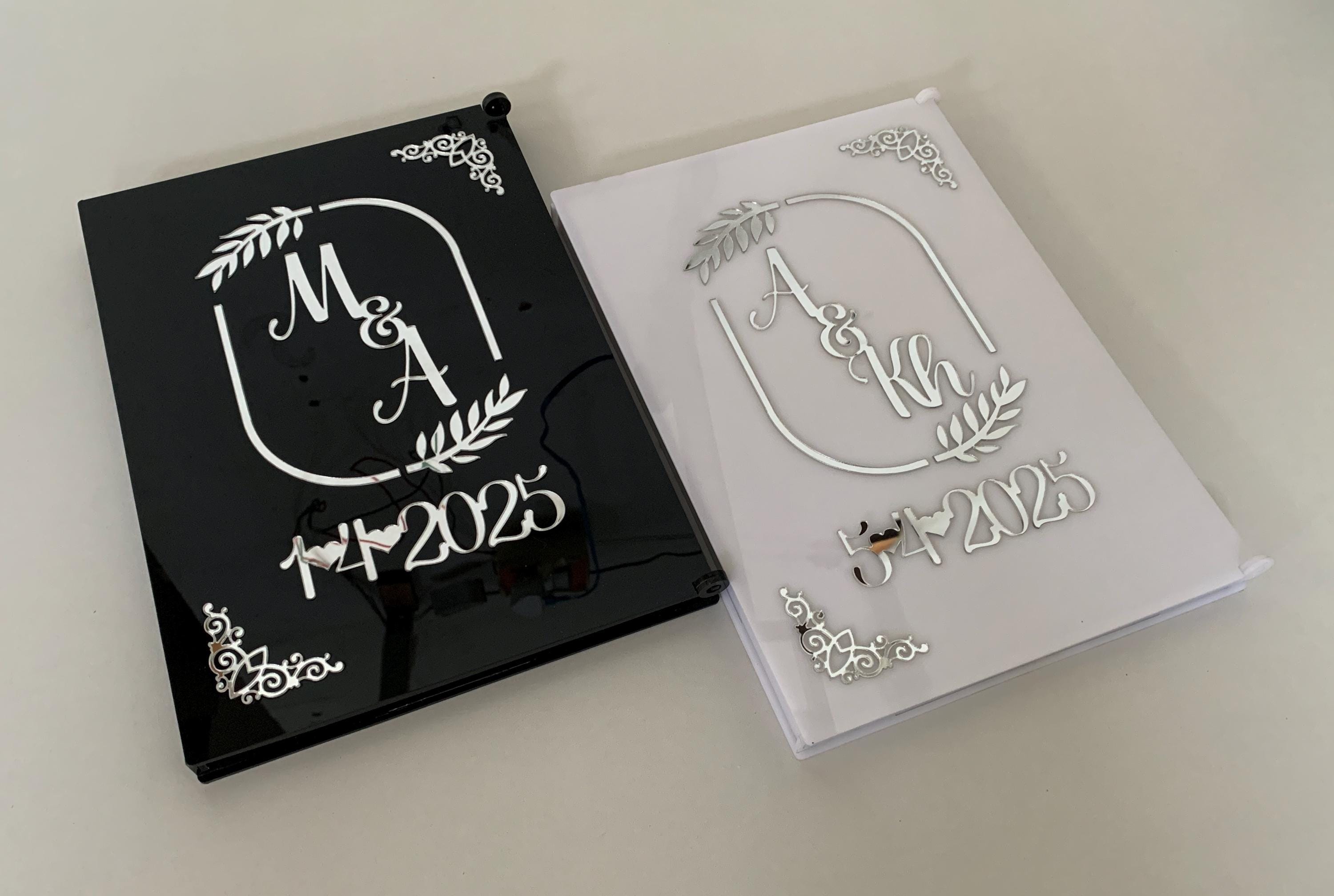 Laser Cut Wedding Book | Nikah Marriage Certificate Template | Acrylic ...