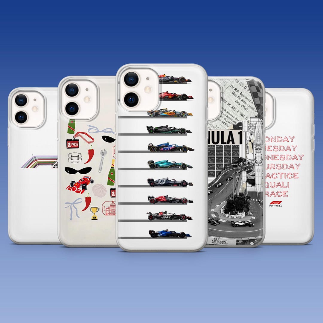 Formula One Phone Case Racing Car Motorsports Cover iPhone 16 Pro 16e ...