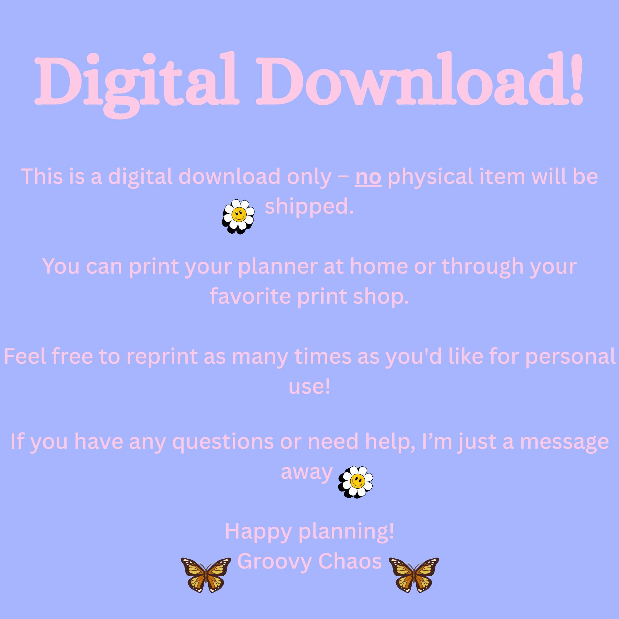 Groovy Weekly Planner Printable | Retro Pink to Do List | Self-care ...