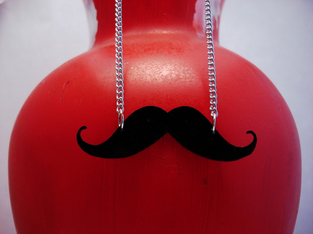 Original Mustache Necklace - Etsy