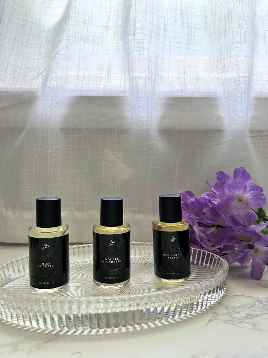 Julianna's Perfume Sample Decant Set: Pleasant Vanille, Miss Fuchsia ...