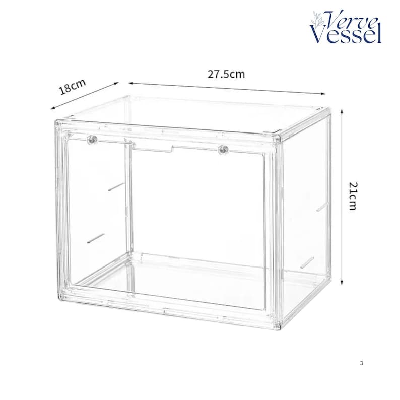 Acrylic Display Case Panels Only – Modular Insert for 3D Model Shelves ...