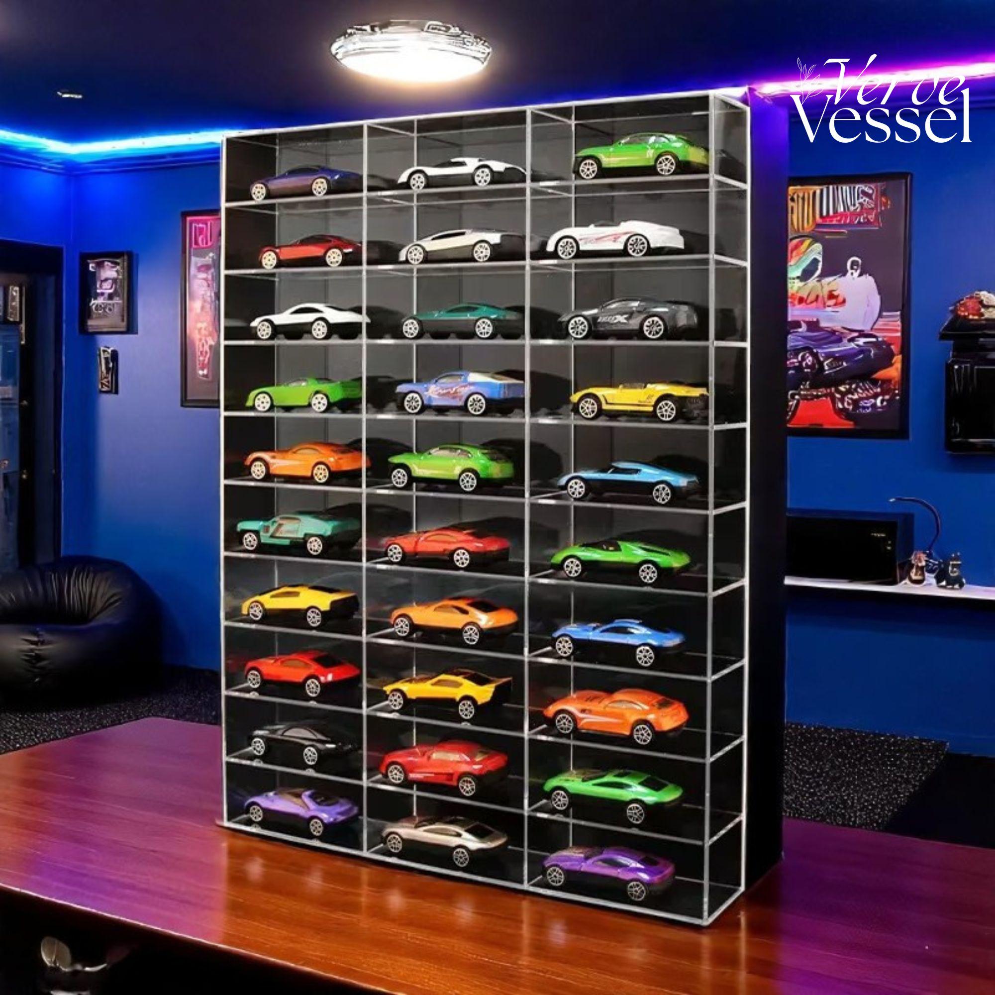 Acrylic Display Case for Model Cars – Transparent Storage Box With Lid ...