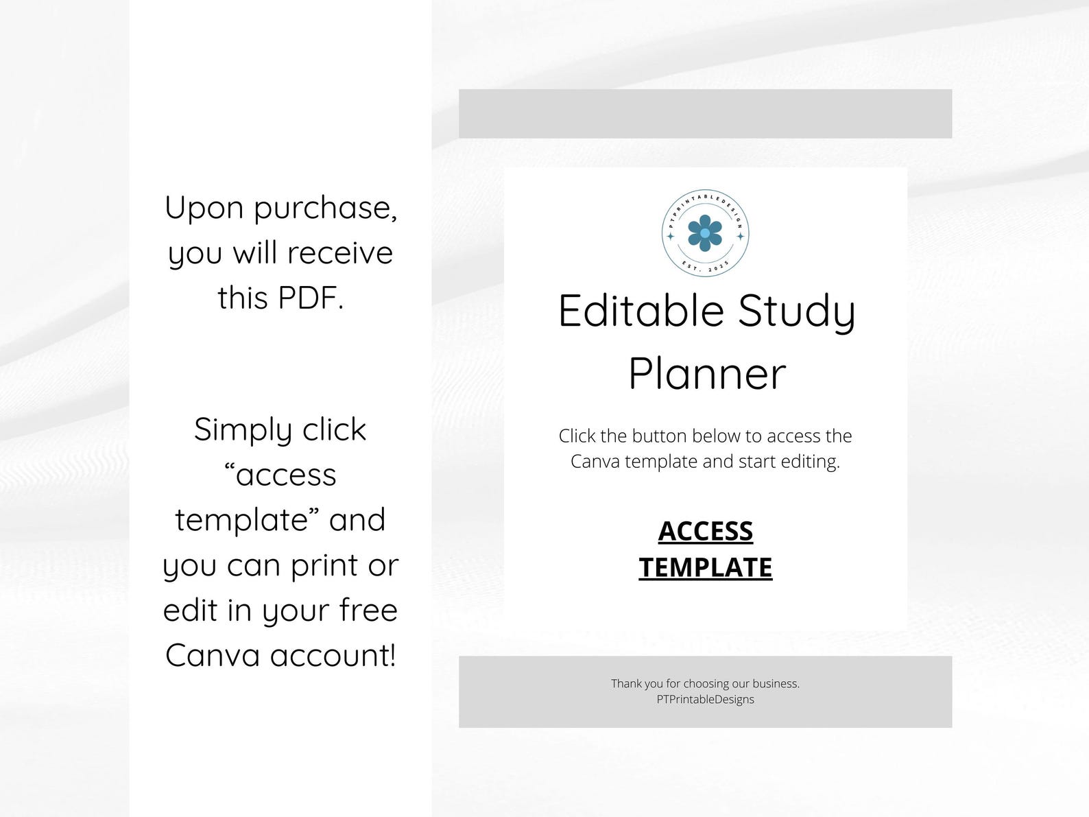 Editable Study Planner PDF: Exam Tracker & Academic Organizer (digital ...