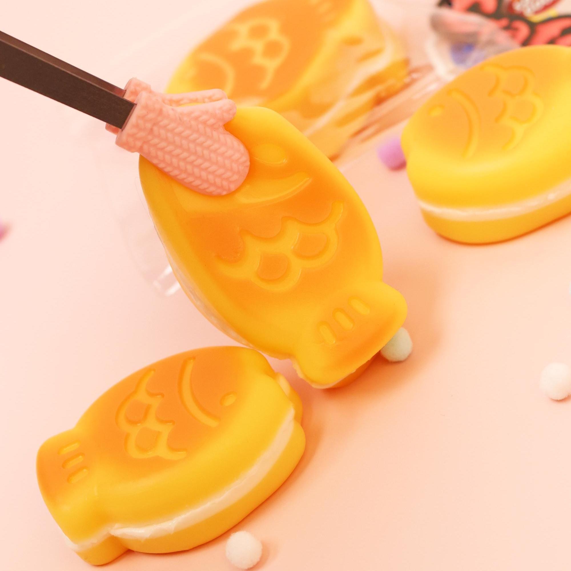 Handmade Taiyaki Fish Cake Taba Squishy| Soft Silicone Slime Squishy ...