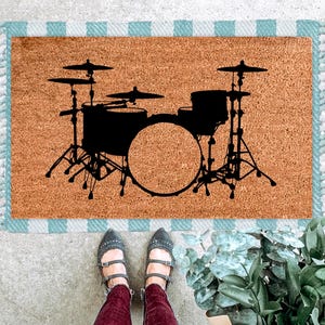 custom drum mat