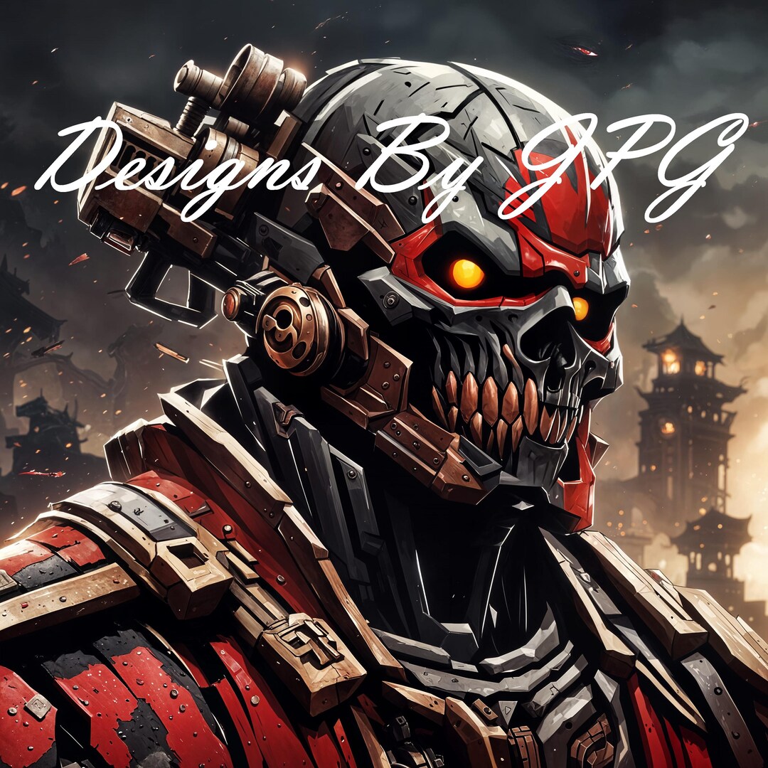 Japanese Terminator 4K Clip Art & Printable Image - Etsy