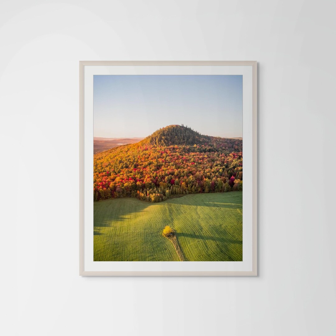 Vermont Fall Foliage Print: New England Autumn Landscape Wall Art - Etsy