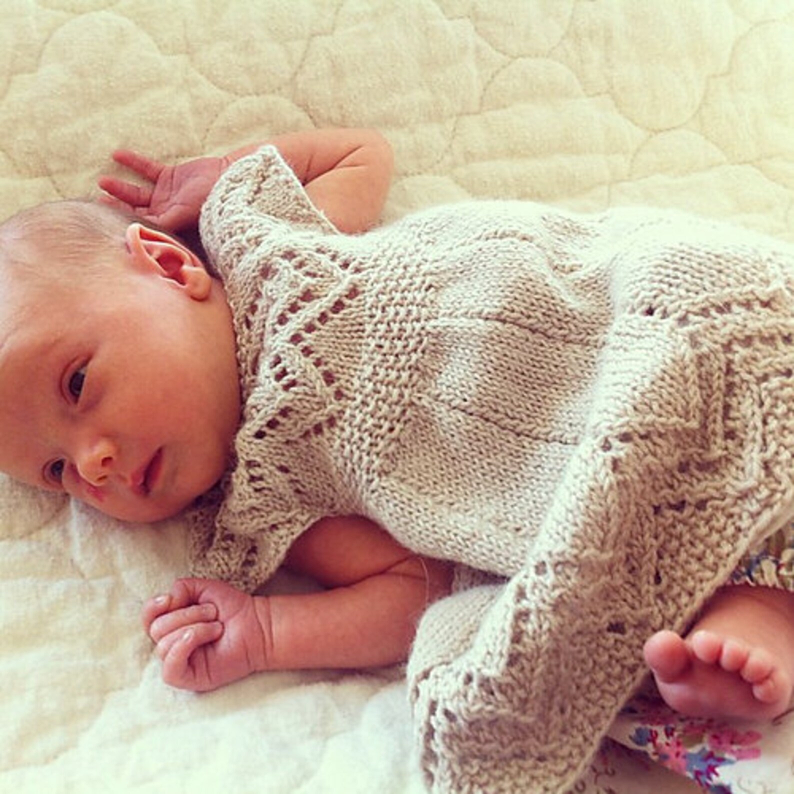 Muti Dress PDF pattern sock yarn newborn 3 6 9 12 18 | Etsy