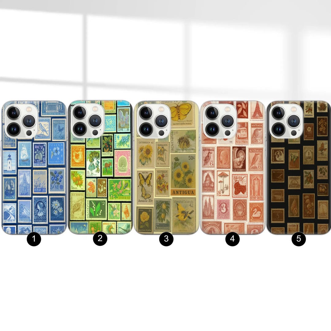 Postcard Phone Case: Protective TPU Gel Cover, Unique Envelope Design ...