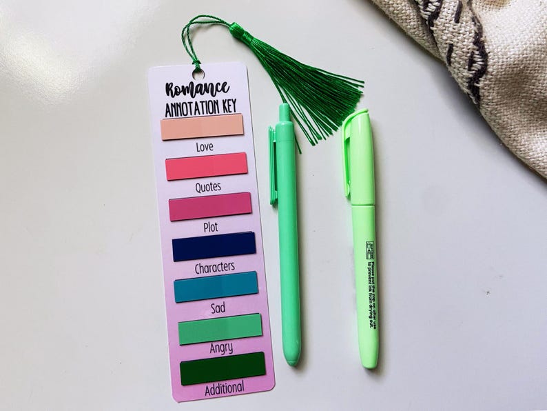 Book Annotation Kit for Romance and Fantasy Readers | Starter Pack With ...